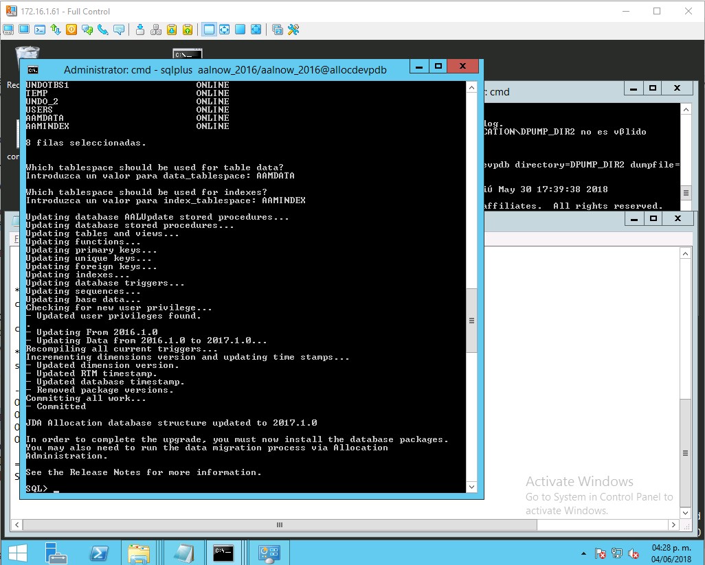 JDA, Instalación Allocation - Daniel Dávila López